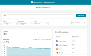 How to Use Bing Keyword Research tool ( A Step by Step Guide) - Tech ...